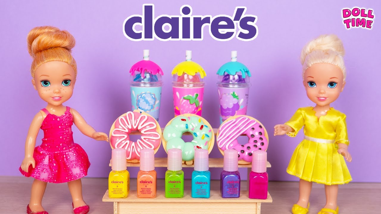 Claire's Store! Elsie and Annie go Shopping! - YouTube