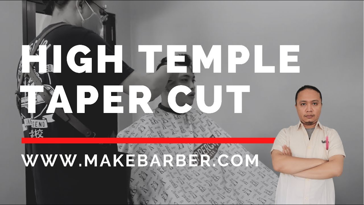 High temple taper ️💈 ️ Makebarber Barbershop Banjarmasin - YouTube