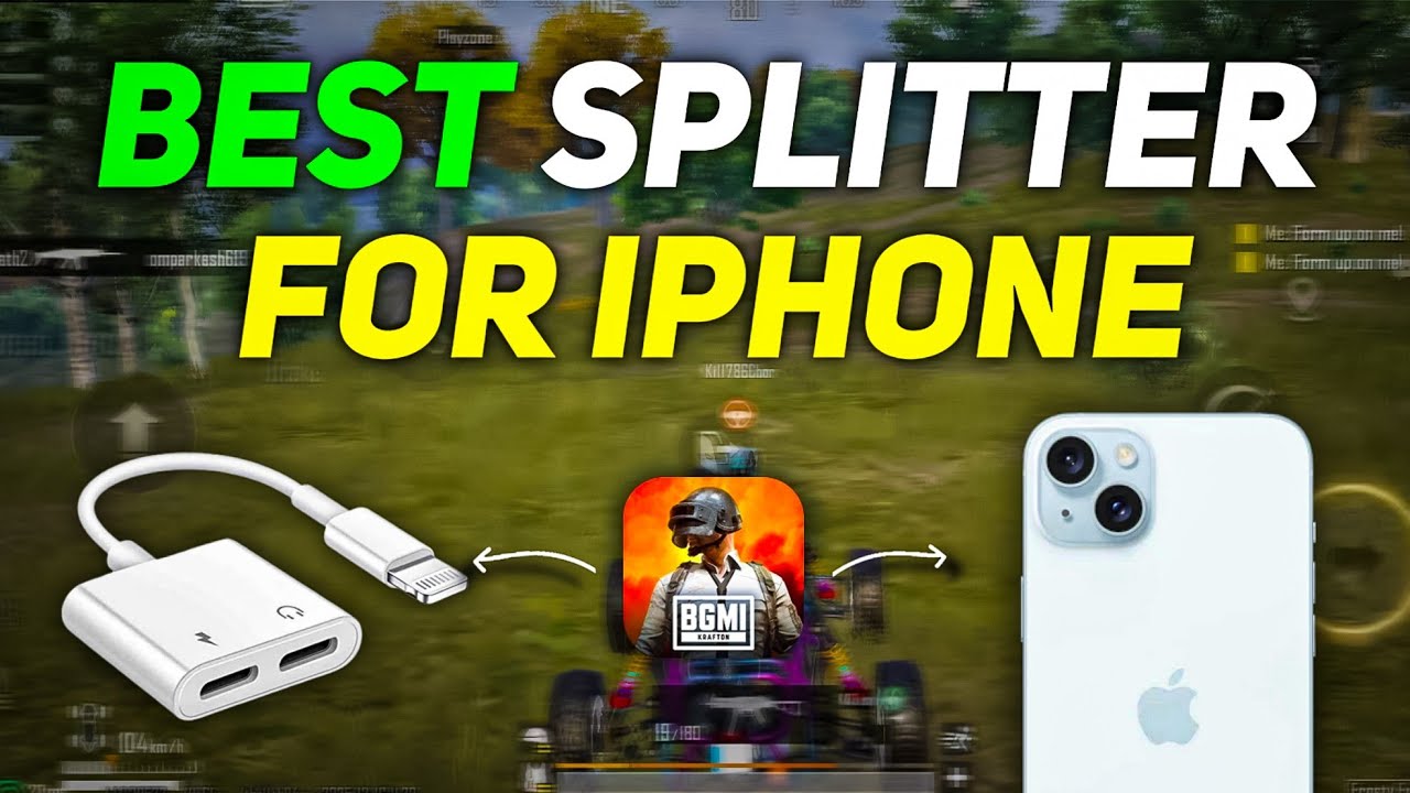 Top 3🔥Splitter for iPhone | Best Splitter for iPhone Bgmi Pubg - YouTube