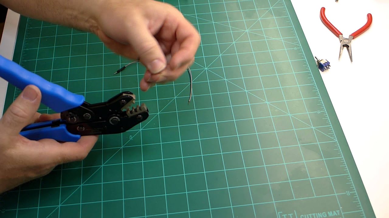 Using IWISS SN-28B Crimper - YouTube