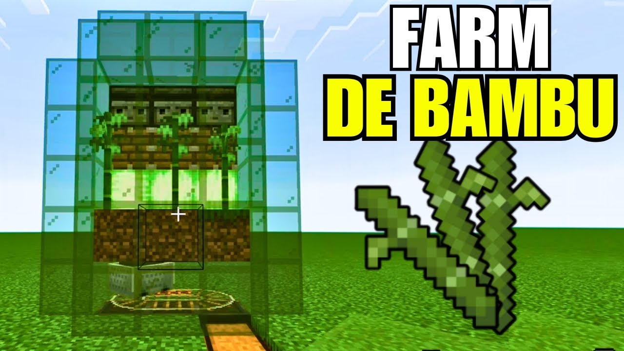 🎋 Passo a passo FARM de BAMBU AUTOMÁTICA (Muito Simples!)🎋|Tutorial de Minecraft. - YouTube