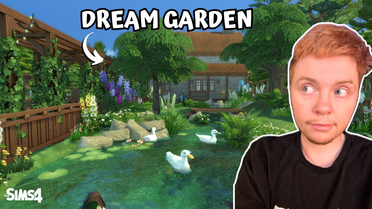 Building My DREAM GARDEN in Sims 4! - YouTube