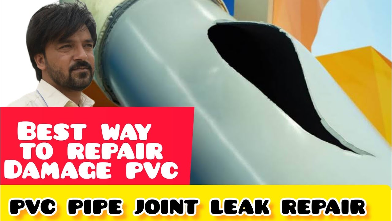 How To Repair Broken & Cracked Leakage PVC Pipes|DIY - YouTube