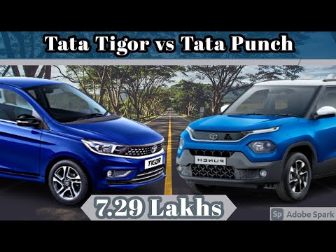 TATA Tigor vs TATA Punch | Tigor vs Punch comparison | Dubeyji ki Gaadi ...