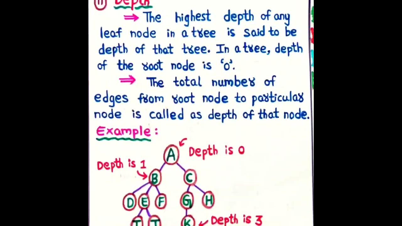 Terminology Of Tree In Data Structures Part 6 Lahari Vlogs Datastructures Trees Shorts Youtube