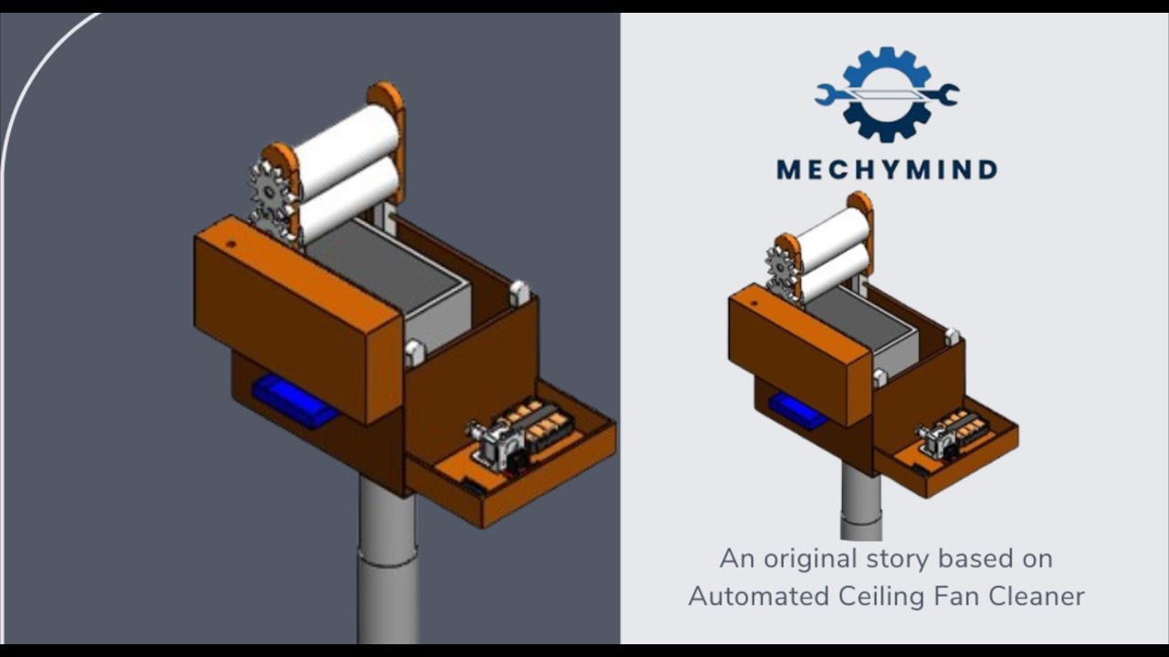 MechyMind_Automated Ceiling Fan Cleaner - YouTube