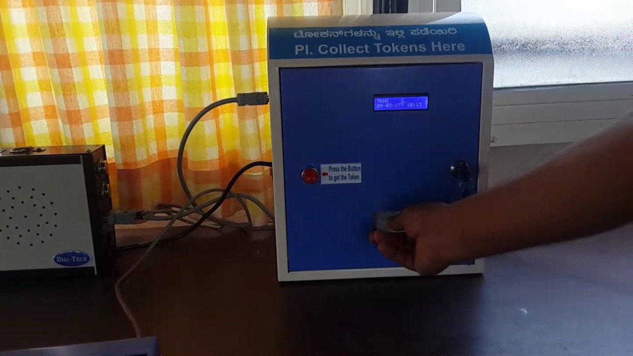 Token display system for hospitals - YouTube