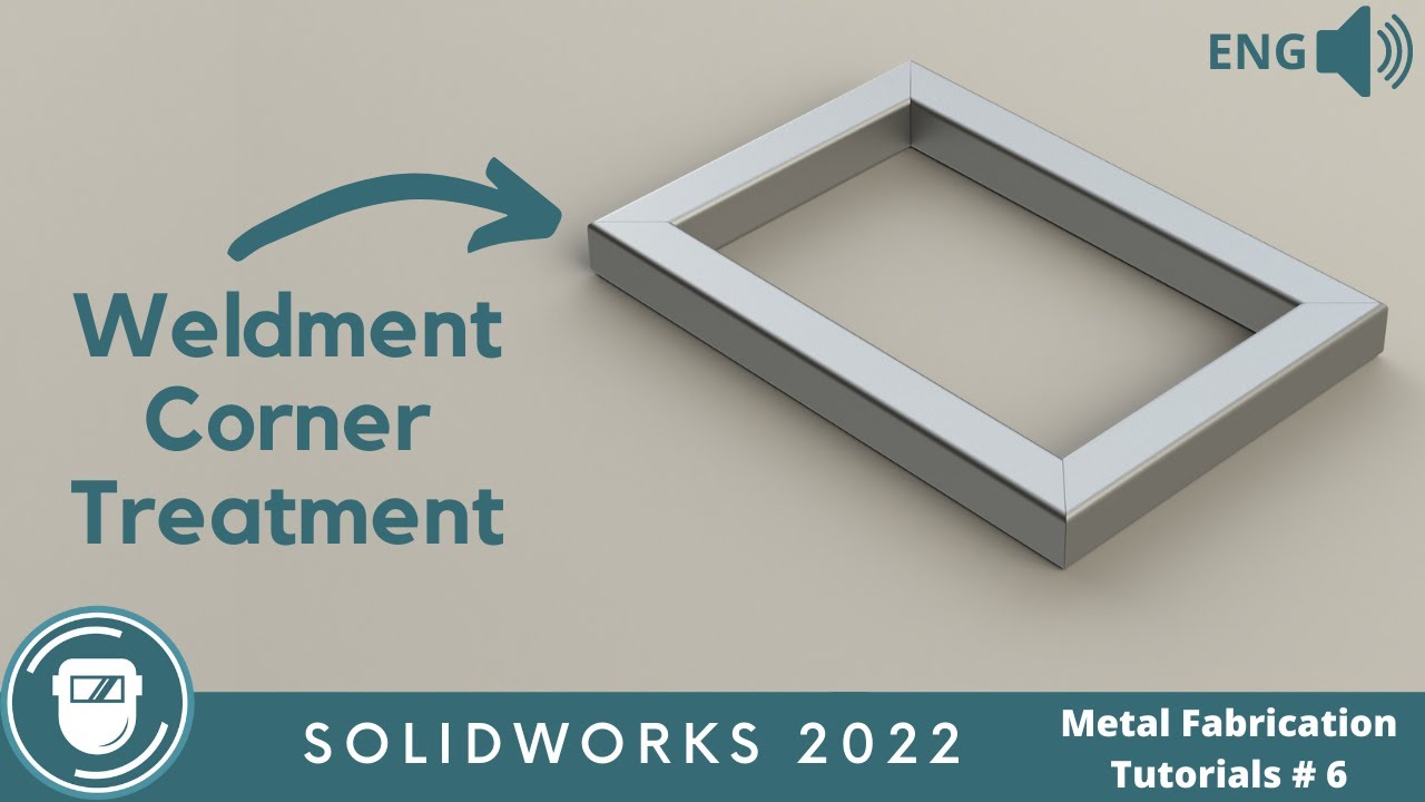 SOLIDWORKS WELDMENT Tutorial #7 // WELDMENT PROFILES // CORNER ...