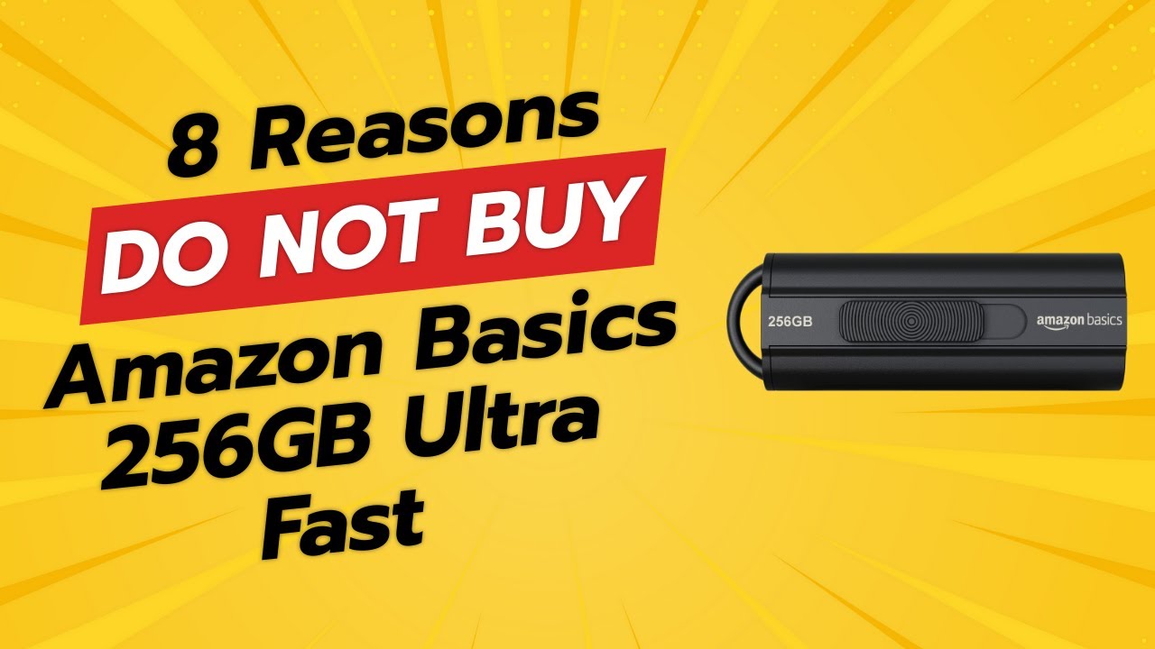 DON'T BUY Amazon Basics 256GB Ultra Fast USB BEFORE WATCHING THIS! 🚫💥 ...