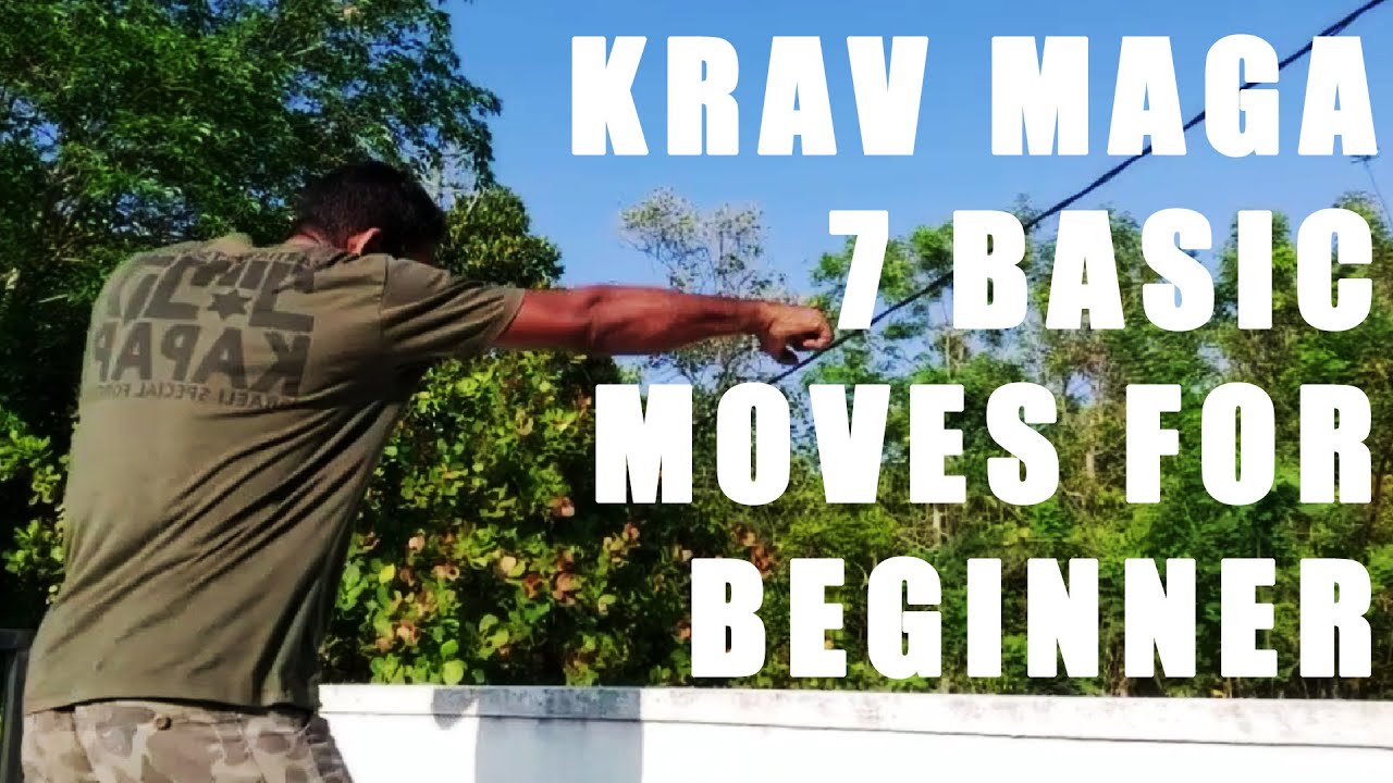 KRAV MAGA TRAINING - Best 7 Basic Move for Beginners - YouTube