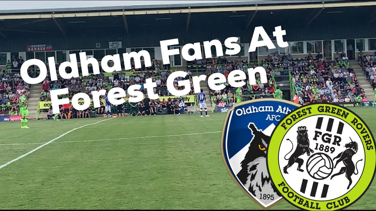 Oldham Athletic Fans At Forest Green Rovers - YouTube