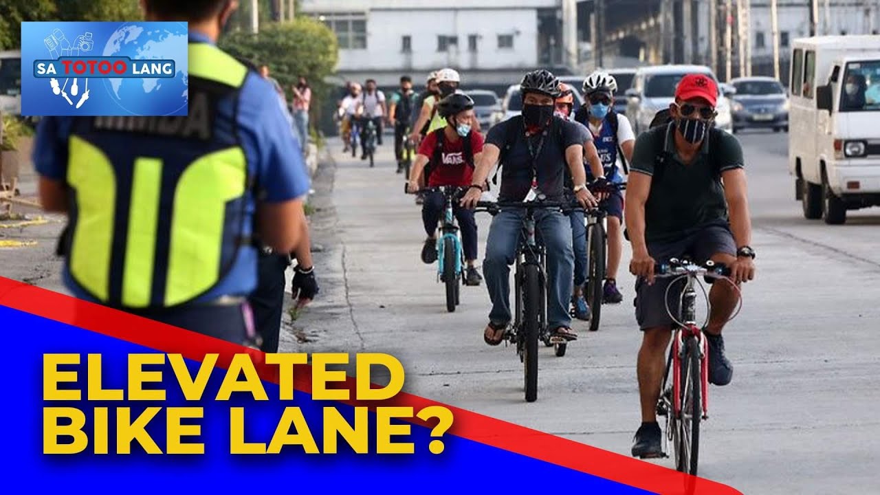 Lane sharing ng motor at bike, elevated bike lane sa EDSA? - YouTube