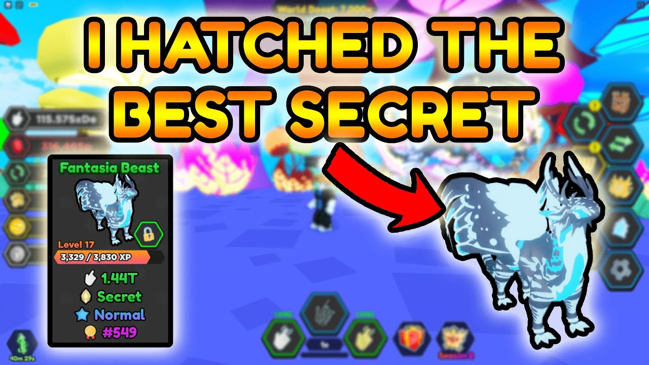 I hatched The BEST SECRET in Tapping Legends X! I Roblox - YouTube