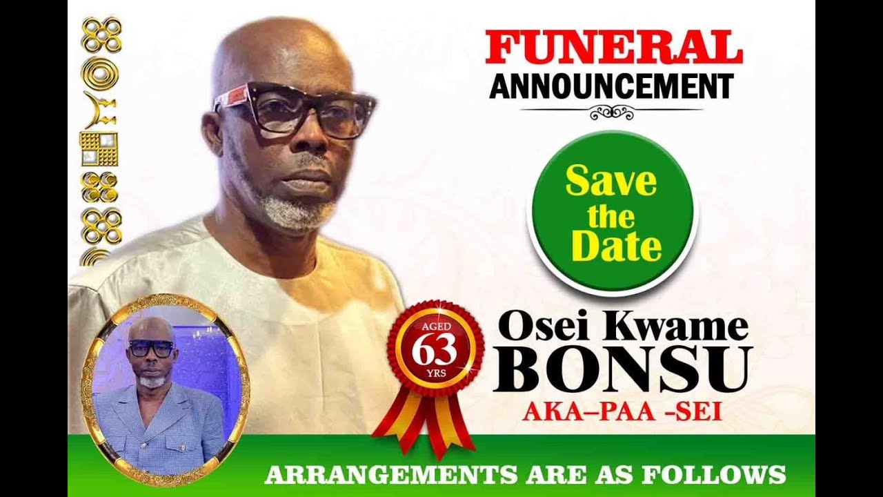 FINAL FUNERAL RITES FOR THE LATE Paa Osei Kwame 2 - YouTube