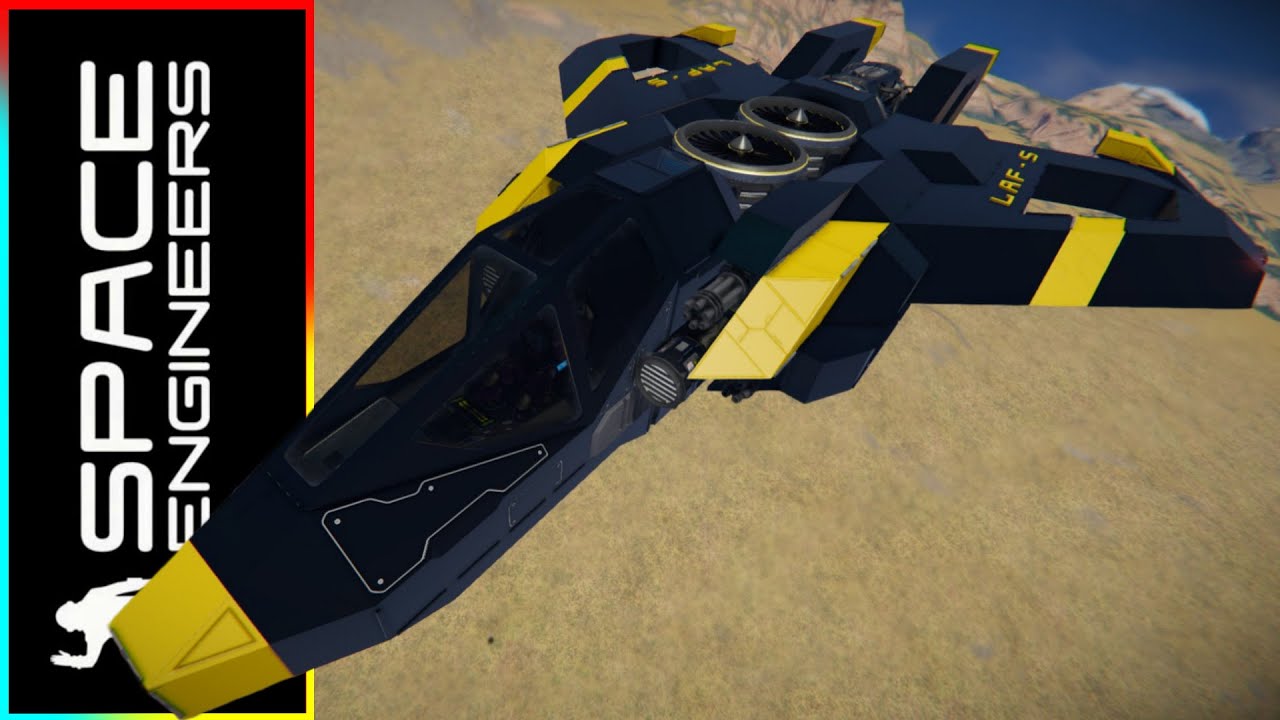 The LAF-S Hawk - Space Engineers - YouTube