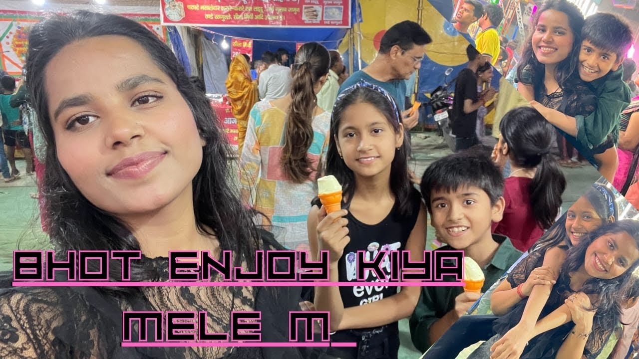 Humne Kiya Mele M Bhttt Enjoy ☺️ ️ Aur Muskan Aur Mujhe To Bhttt Dr Lg