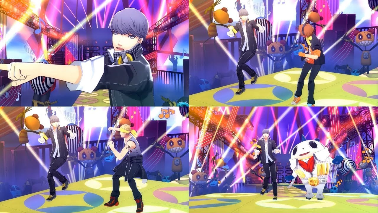 Persona 4: Dancing All Night - Dance! (Video w/ All Dance Partners) [PS ...