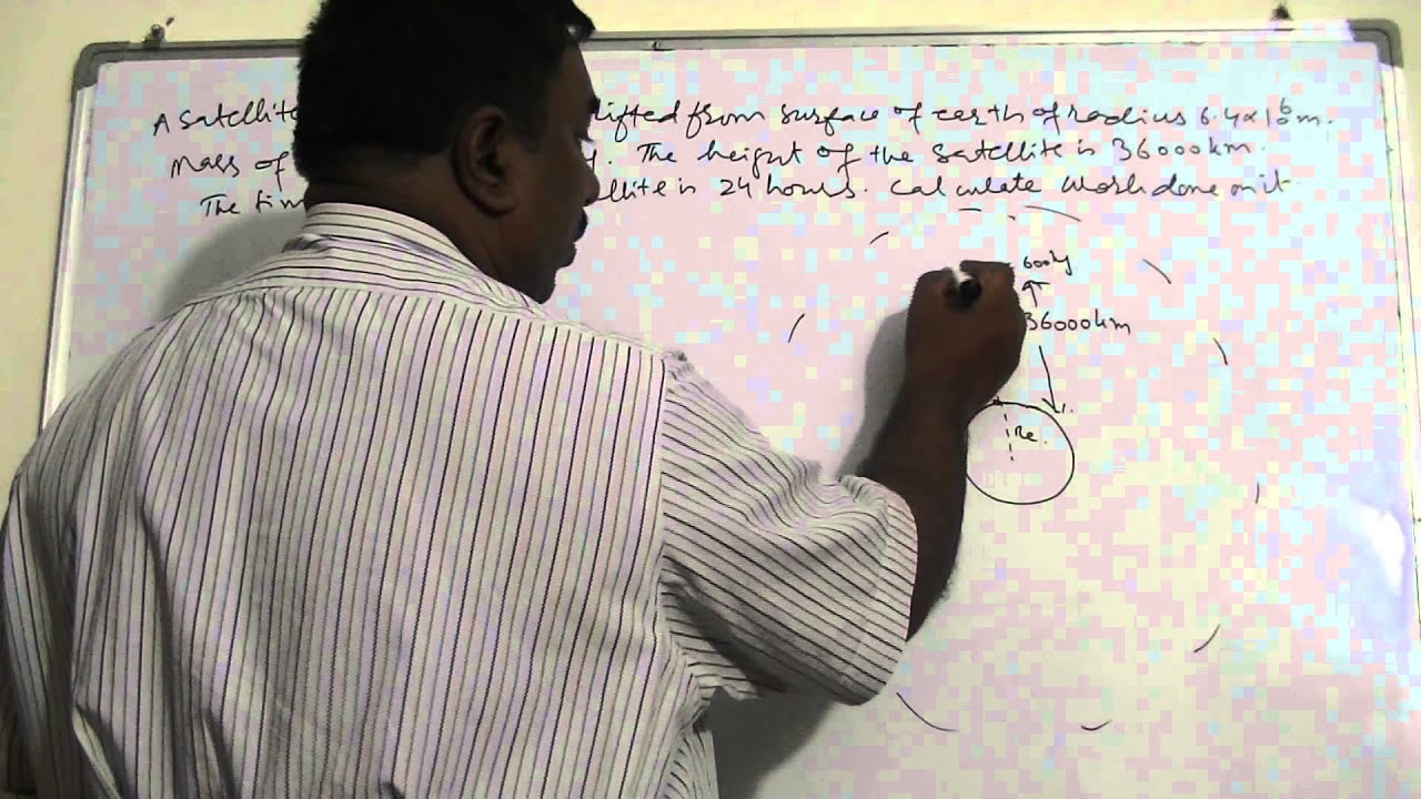 work energy equation in gravitational field - YouTube