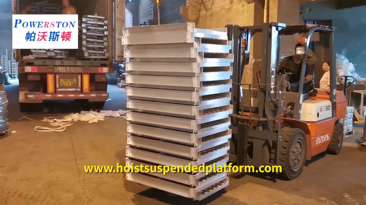 Aluminum alloy electric working cradles load containers - YouTube