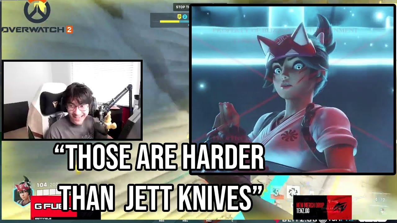 SEN TenZ Tries Overwatch 2 New Agent Kirito - YouTube