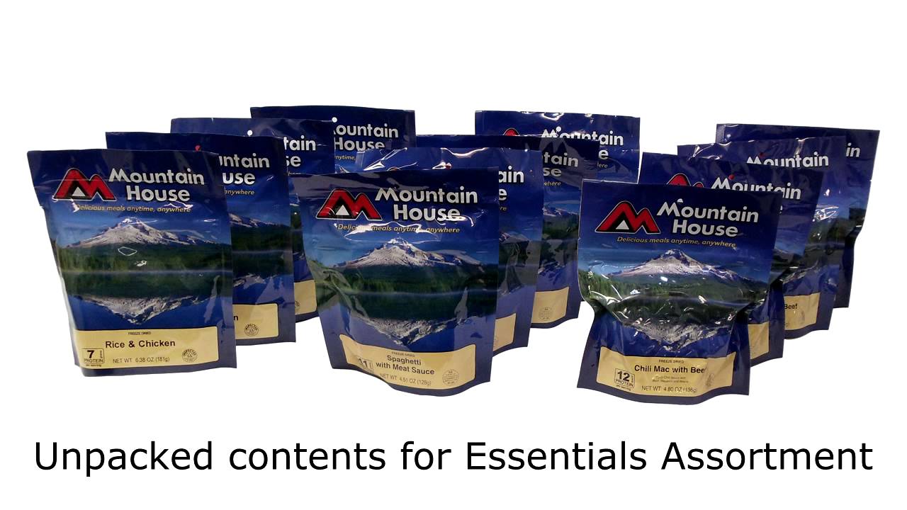 Mountain House Buckets Product Review - YouTube