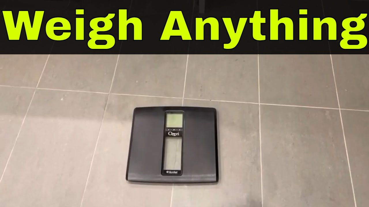 How To Weigh Anything Easily-Full Tutorial - YouTube
