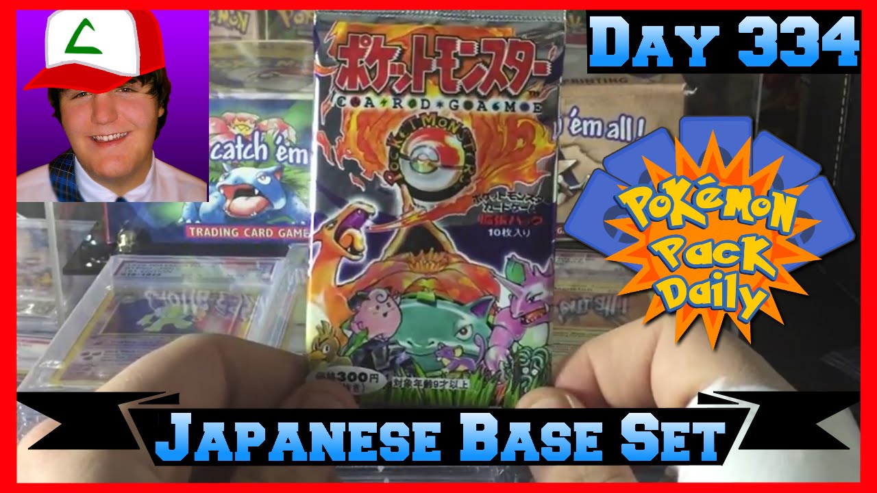 Pokemon Pack Daily Japanese BASE SET Booster Opening Day 334 ...