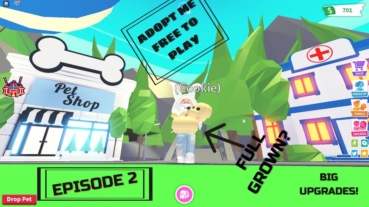 Roblox Free To Play Adopt Me Ep.2 Fully Grown Pet!!! *Easy Guide* - YouTube