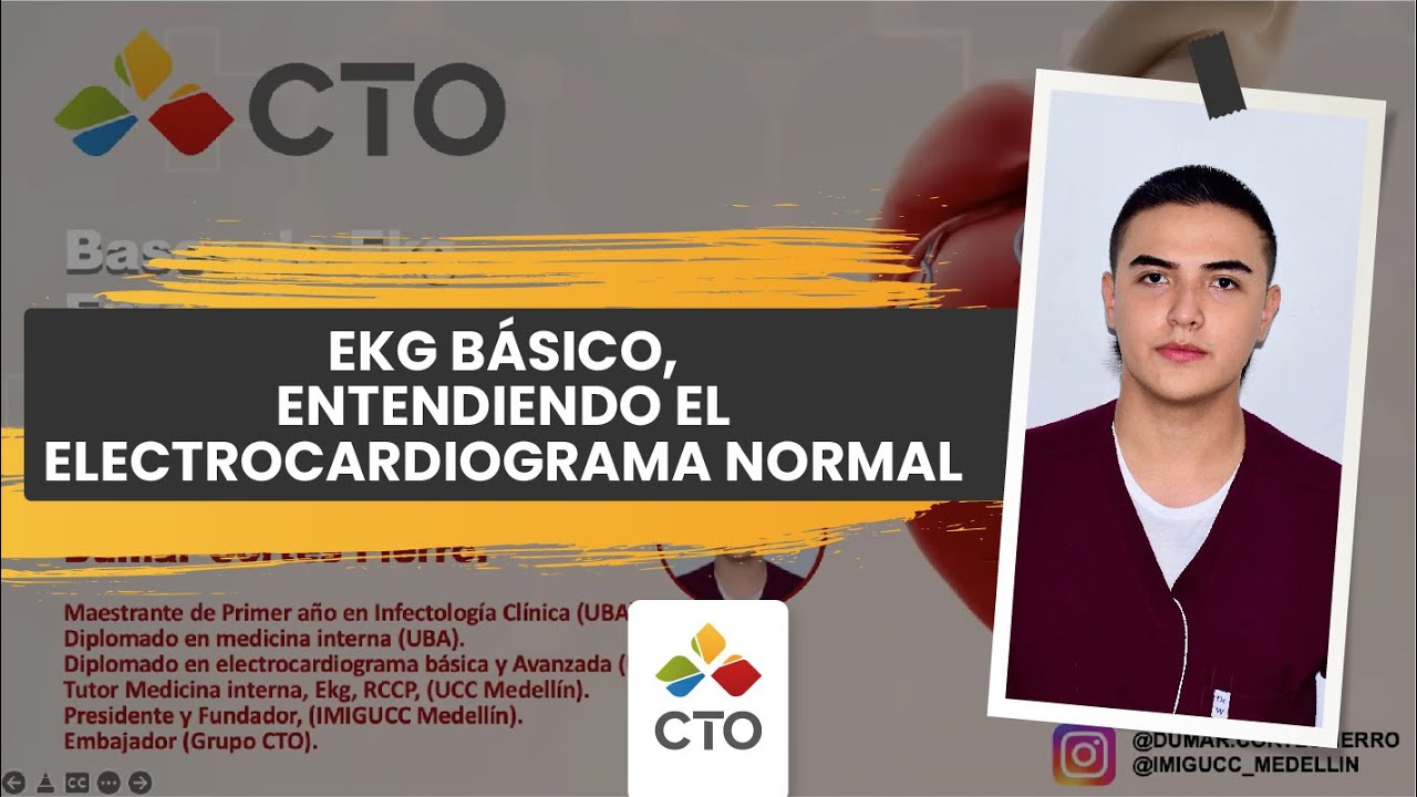 EKG Básico, Entendiendo el electrocardiograma normal - YouTube