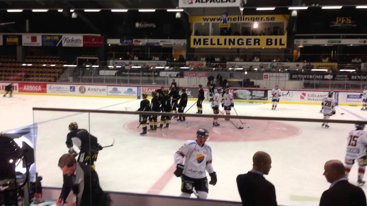 Uppvärmning VIK - Djurgården ABB arena nord 16 december 2013 - YouTube