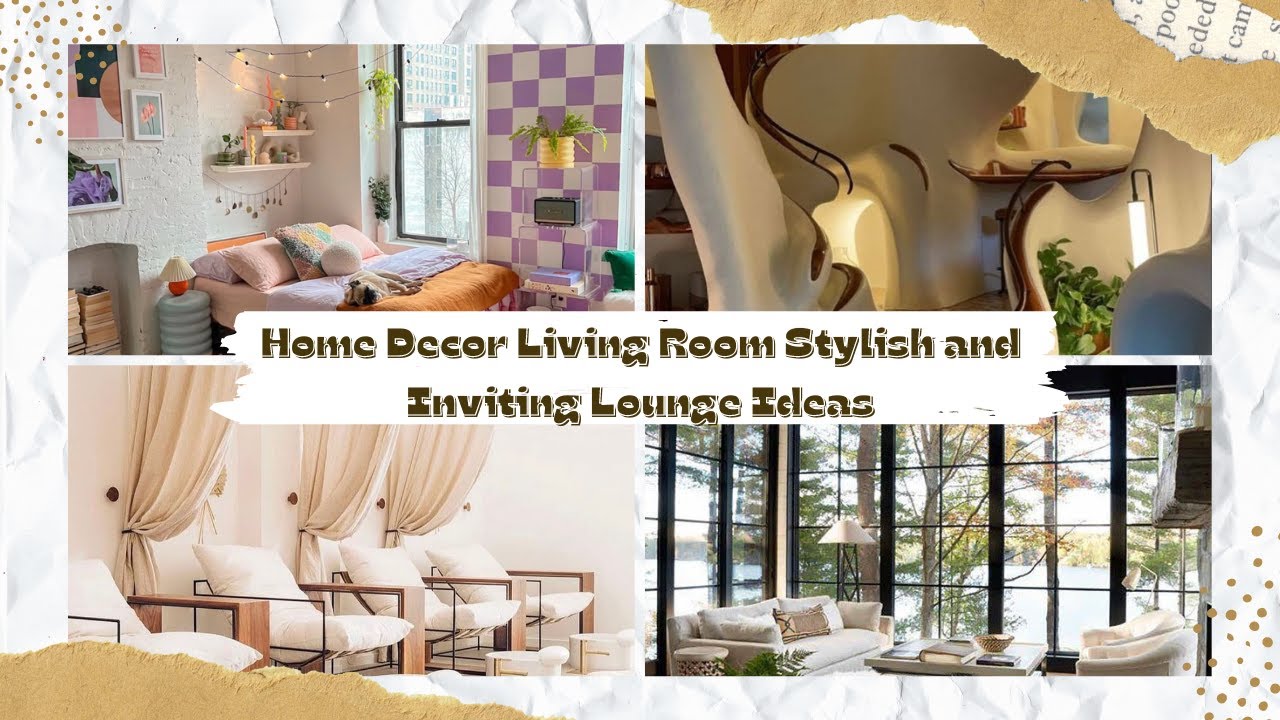 Home Decor Living Room Stylish and Inviting Lounge Ideas - YouTube