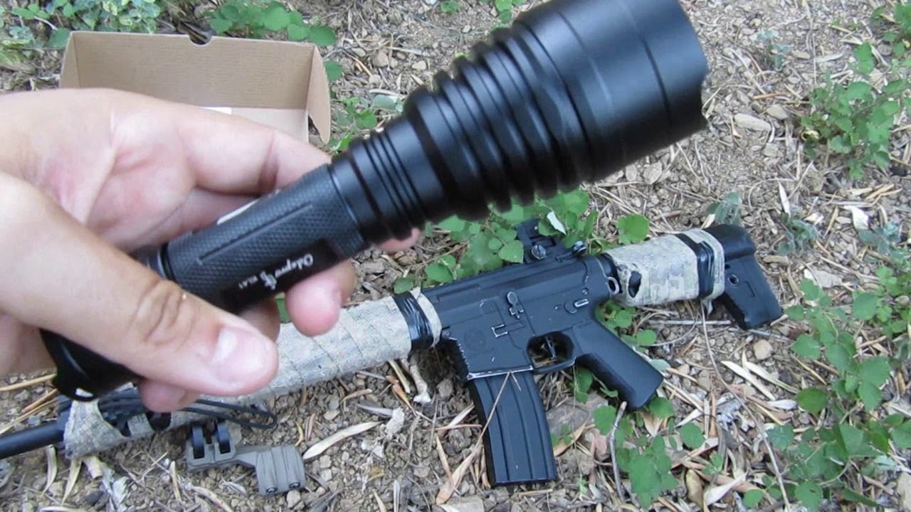 The Best Tactical Flashlight? Odepro KL 41 - YouTube