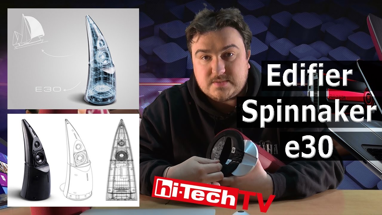 Колонка-парус Edifier Spinnaker e30 - тест на hi-Tech TV - YouTube
