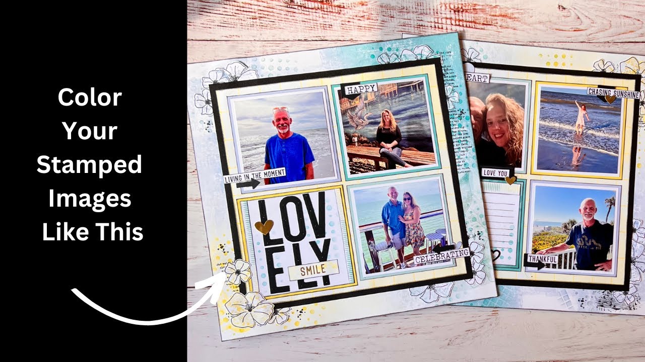 Color Your Stamped Images This Way | Stamping and Stenciling Techniques ...