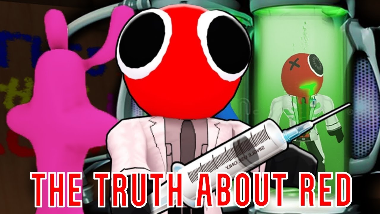 THE TRUTH ABOUT RED... + rainbow friends lore - YouTube
