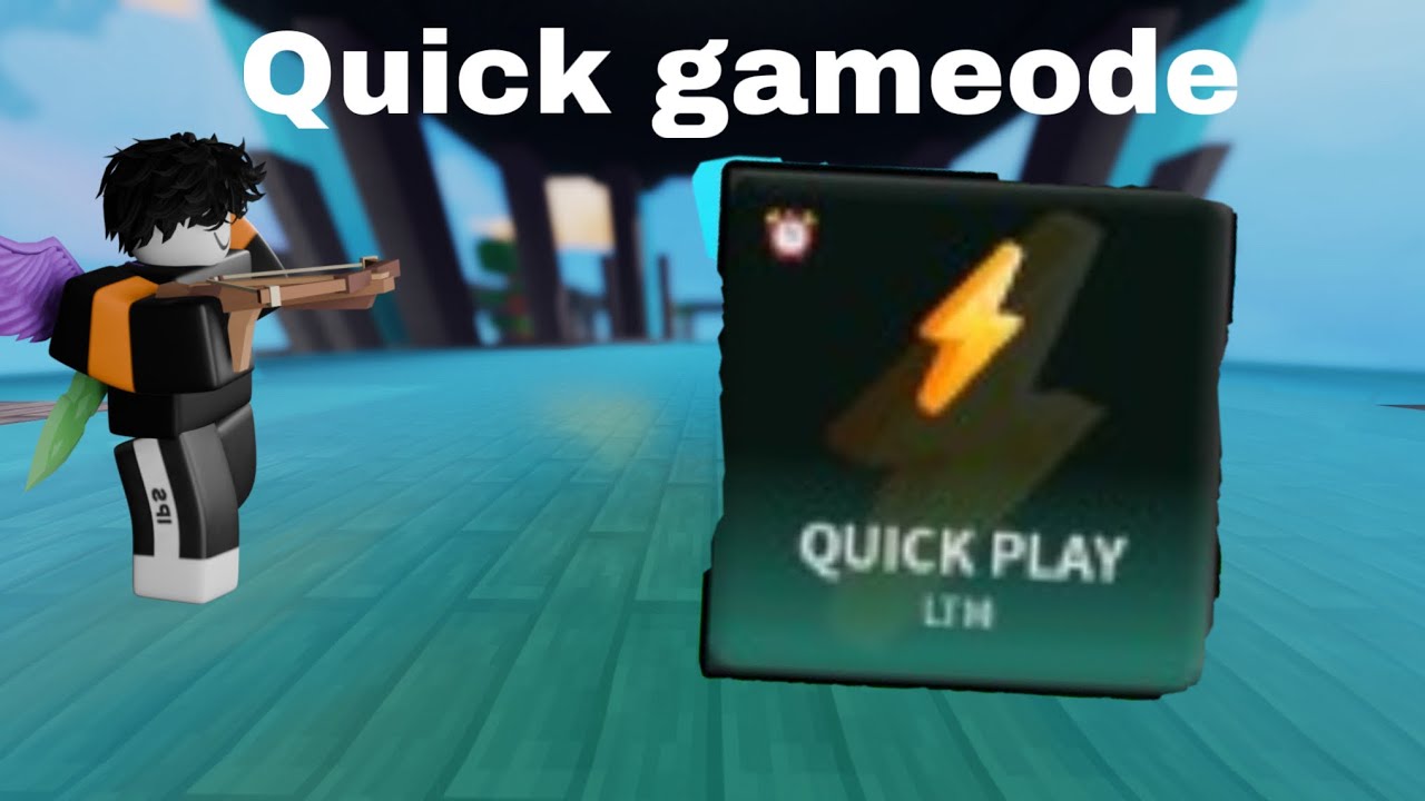 I PLAYED THE QUICK GAMEODE! (Roblox bedwars) - YouTube
