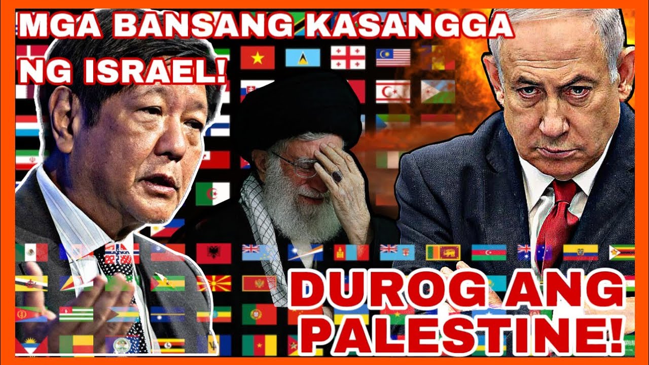 MGA BANSANG KAKAMPI NG ISRAEL LABAN SA PALESTINE!! KASAMA BA ANG ...