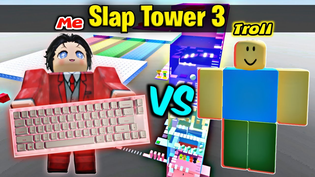 I Completed (SLAP TOWER 3) By ASMR Keyboard! - YouTube
