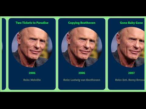 Movies list of Ed Harris from 1978 to 2020 - YouTube
