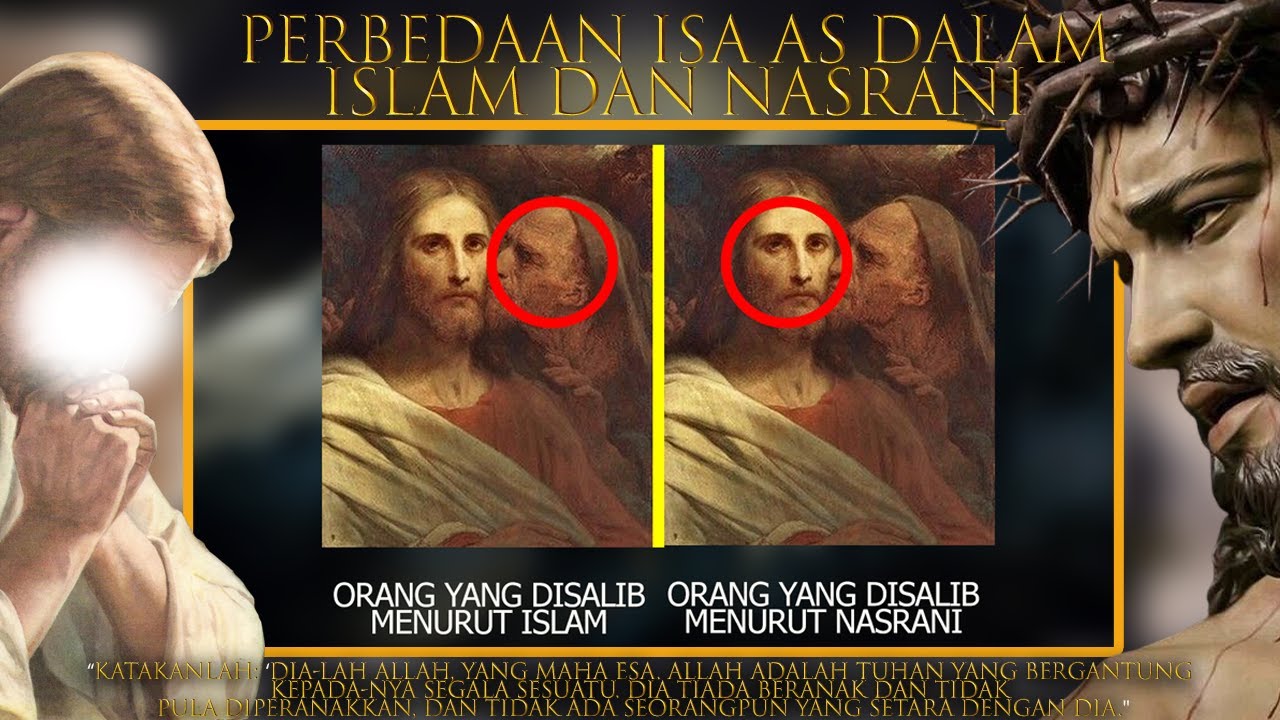 PANTAS NASRANI BANYAK YANG MARAH ! Perbedaan Mencolok Nabi ISA Dalam ...