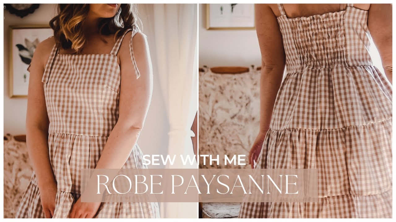 SEW WITH ME | Couture d'une robe Cottagecore pour les beaux jours - YouTube