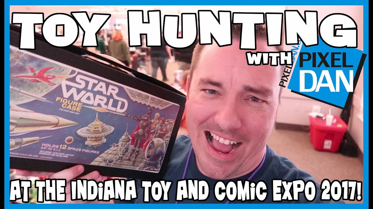 Toy Hunting with Pixel Dan at Indiana Toy and Comic Expo 2017 - YouTube