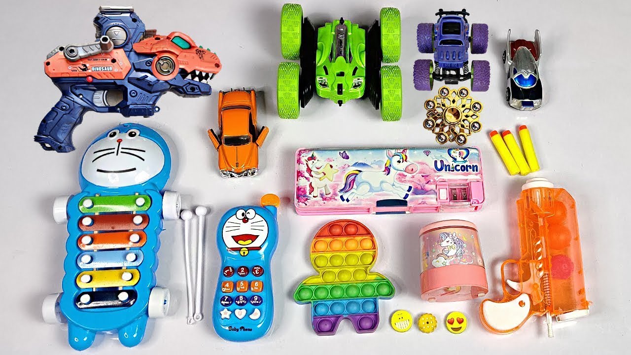 Latest Toys Collection🤑Doraemon toys, Xylophone, bubble gun, electric ...