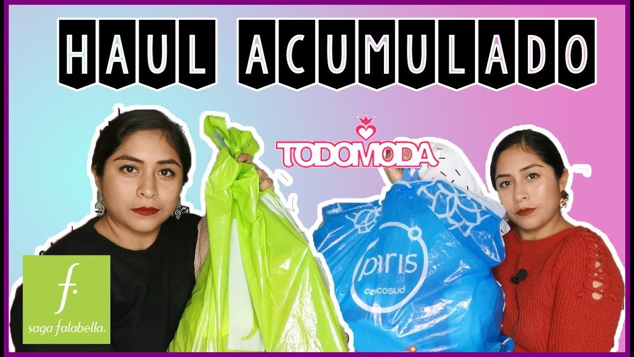 HAUL RANDOM ACUMULADO V , FALABELLA,PARIS,CENTRO DE LIMA,TODO MODA, ETC ...