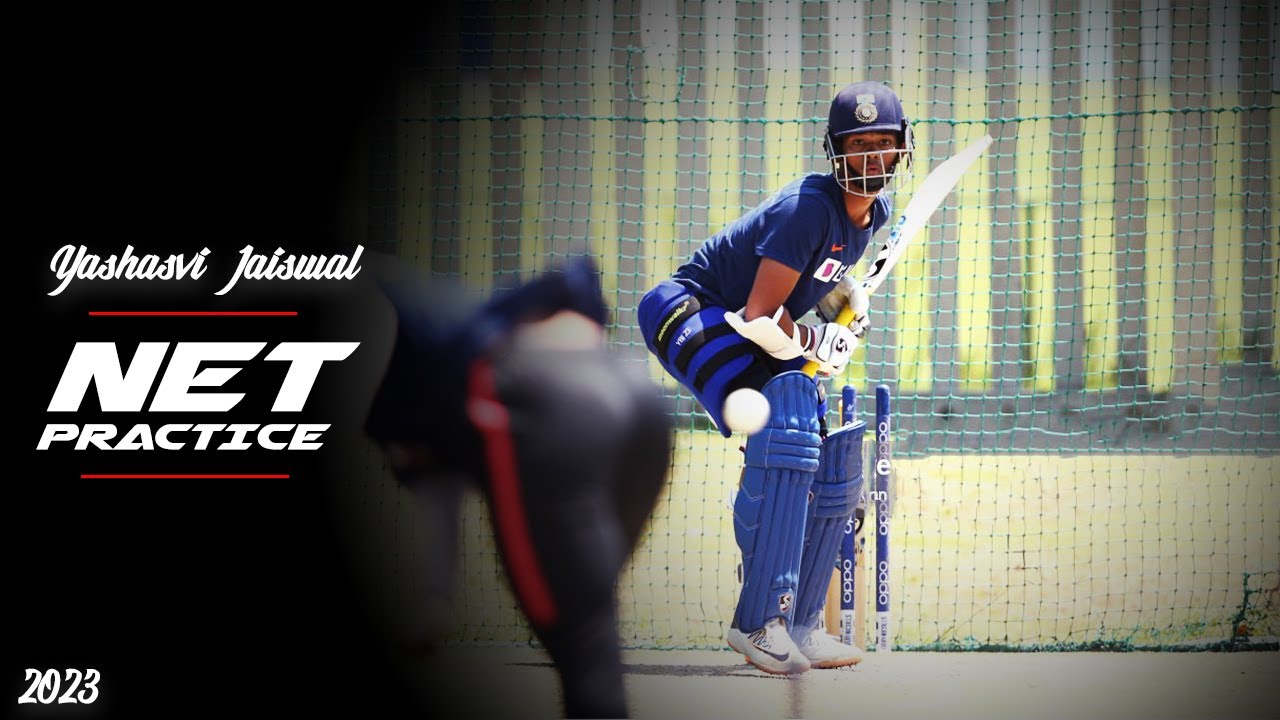 Yashasvi Jaiswal Batting Practice In Nets 2023 || Net Practice #cricket ...