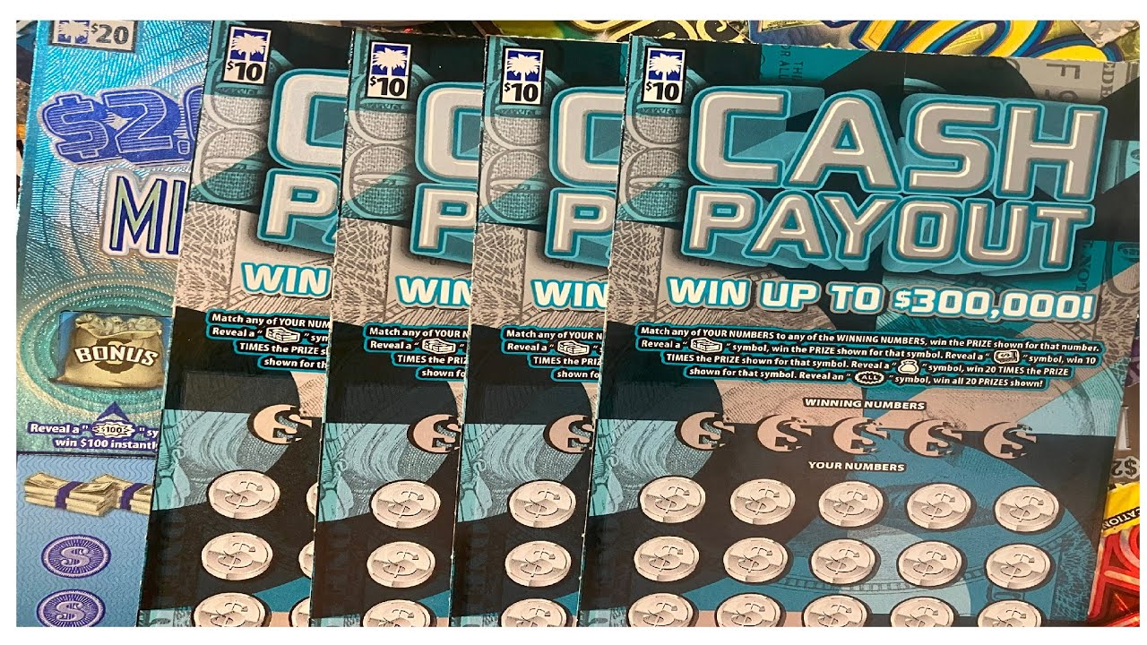 SC CASH Payout Scratch Off Lottery Tickets 11-14. - YouTube