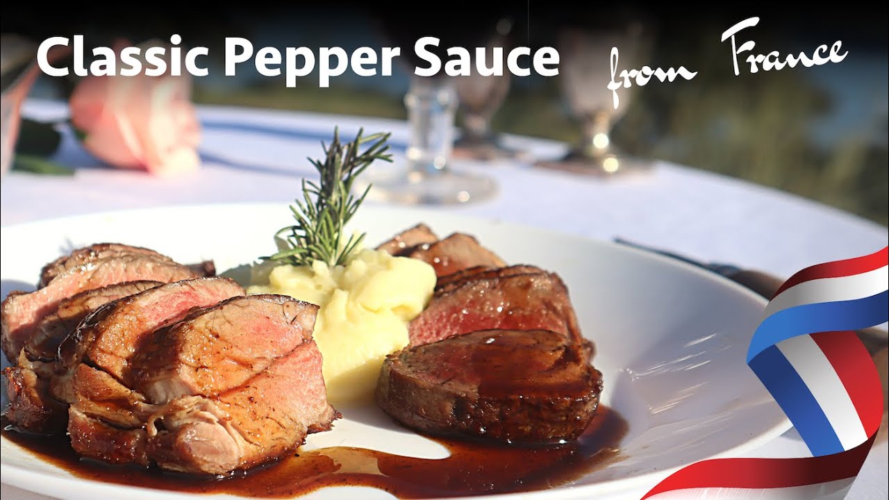 French Pepper Sauce | a Sumptuous Classic for my Tenderloins - YouTube