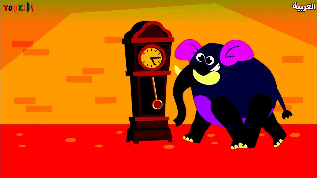 hickory dickory dock elephant in gorgeous effects - YouTube