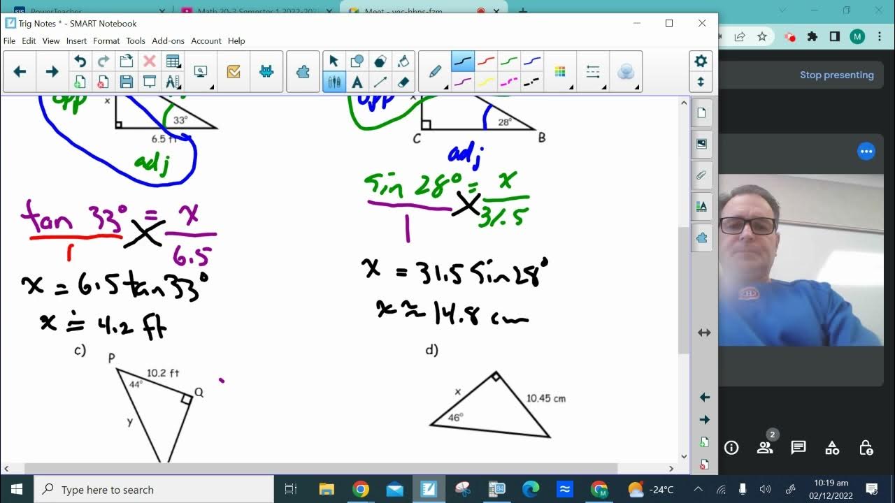 Dec 2 Math 20-3 Trig Lesson 3 Video - YouTube