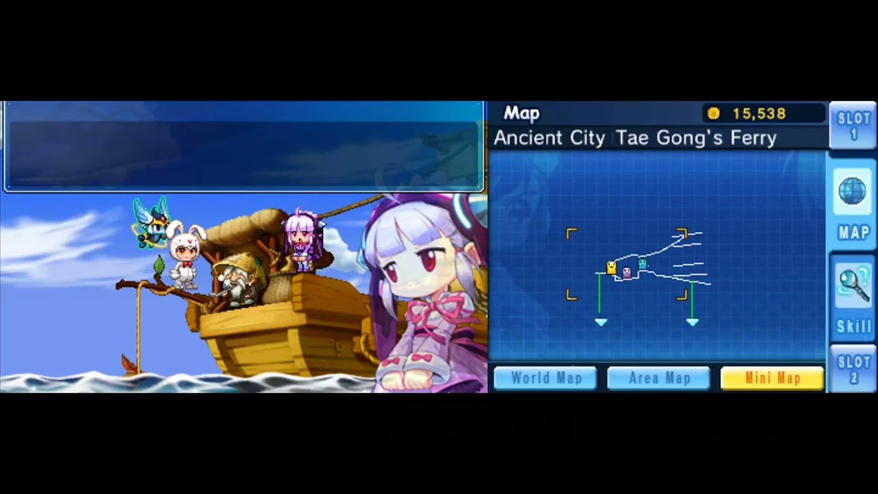 Maplestory 3DS - The Girl Of Destiny - Chapter 8: Sunken Ruins (100% ...